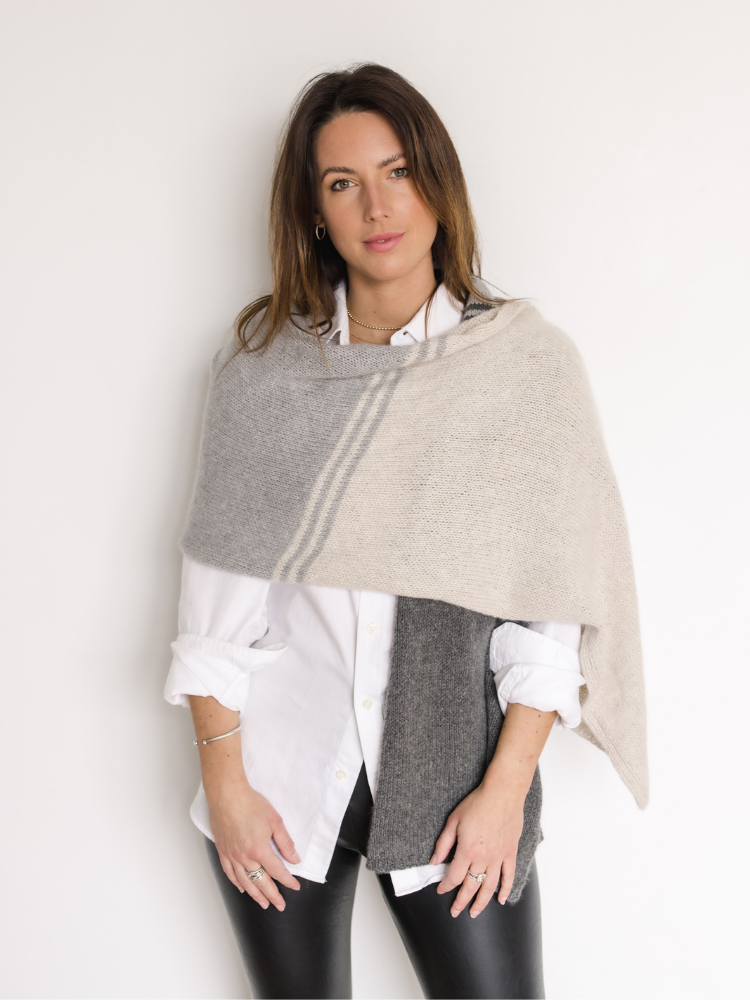 Tritone Shawl – Clinton Hill Cashmere Company