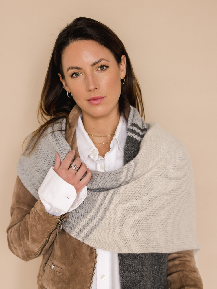 Tritone Shawl – Clinton Hill Cashmere Company
